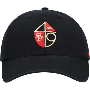 '47 47 San Francisco 49ers Clean Up Legacy Adjustable Cap - Black