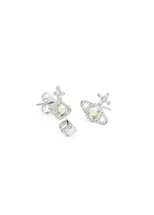VIVIENNE WESTWOOD Olympia Embellished Orb Stud Earrings