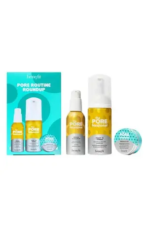 BENEFIT COSMETICS The Pore Care Routine Set $52 Value - No Color
