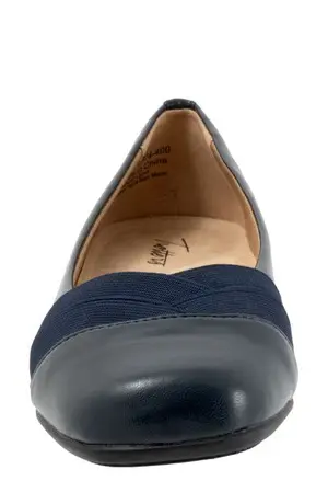 Trotters Stella Flat - Navy
