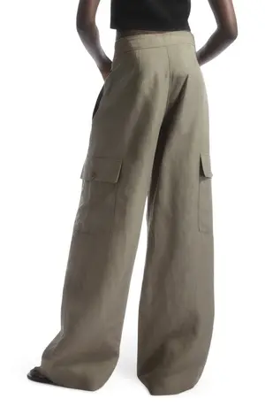 Cos Wide Leg Cargo Trousers