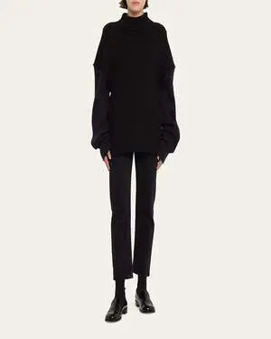 THE ROW Riaco Slim-leg Crop Jeans