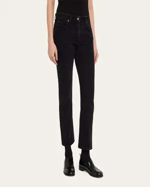 THE ROW Riaco Slim-leg Crop Jeans