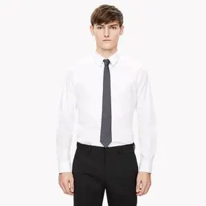 Theory Roadster Slim Tie - Chrome