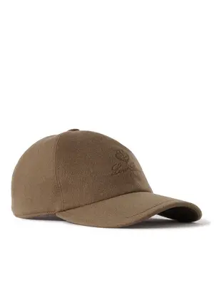 Loro Piana Logo-embroidered Storm System® Cashmere-felt Baseball Cap