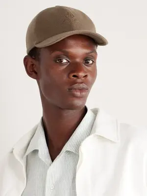 Loro Piana Logo-embroidered Storm System® Cashmere-felt Baseball Cap