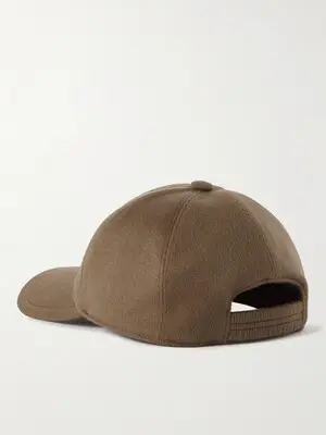 Loro Piana Logo-embroidered Storm System® Cashmere-felt Baseball Cap