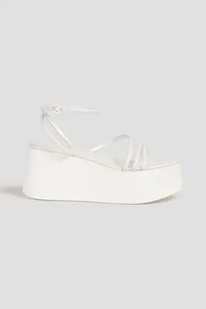GIANVITO ROSSI Leather Platform Sandals