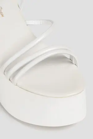 GIANVITO ROSSI Leather Platform Sandals
