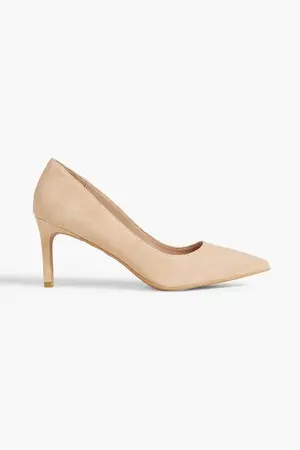 STUART WEITZMAN Dancer 75 Suede Pumps - Sand