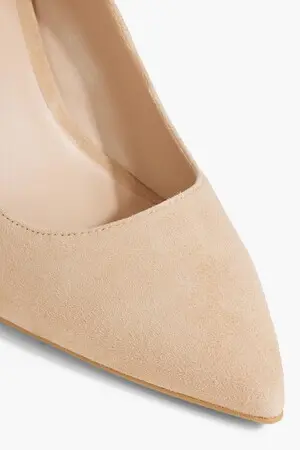 STUART WEITZMAN Dancer 75 Suede Pumps - Sand
