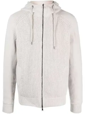 Herno Zip-fastening Wool Hooded Jacket