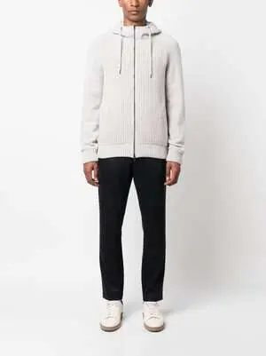 Herno Zip-fastening Wool Hooded Jacket