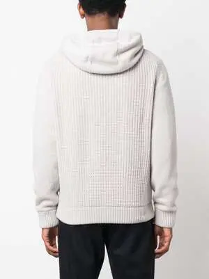 Herno Zip-fastening Wool Hooded Jacket