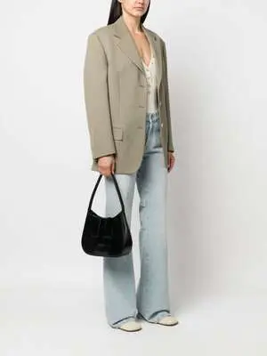 Hereu Bauza Leather Shoulder Bag
