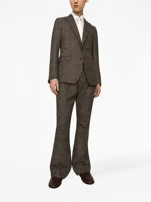 Dolce & Gabbana Prince Of Wales Single-breasted Blazer