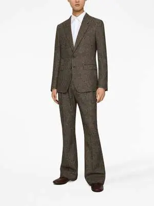 Dolce & Gabbana Prince Of Wales Single-breasted Blazer