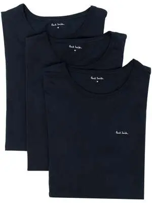 Paul Smith Logo-print Cotton T-shirt - Blue