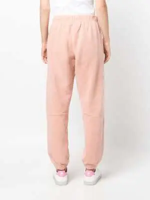 AUTRY Tapered-leg Cotton Trousers - Pink
