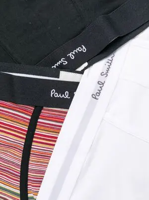 Paul Smith Logo-waistband Briefs - Black