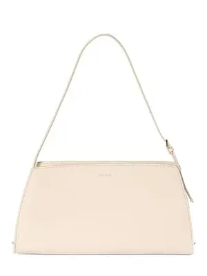 THE ROW Dalia Leather Shoulder Bag - Ivory Shg