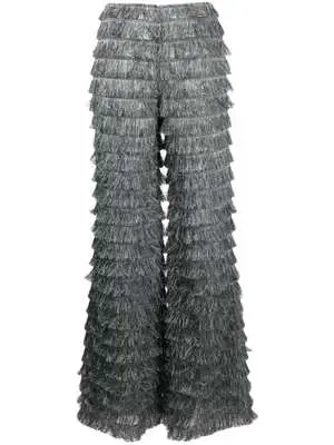 Alberta Ferretti Wide-leg Trousers - Grey