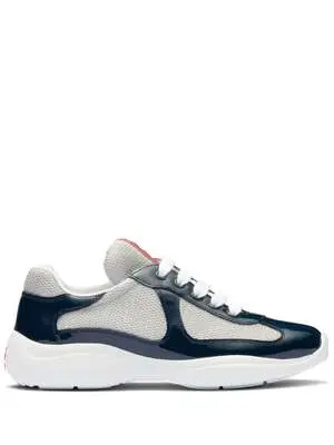 Prada America's Cup Biker Fabric Sneakers - Blue
