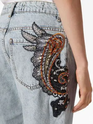 Philipp Plein Appliqué-detail Jeans