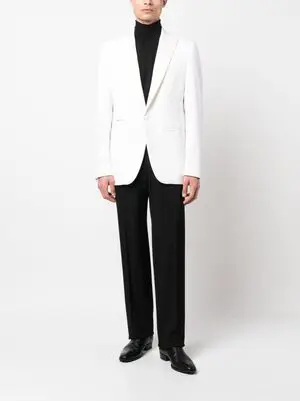 Philipp Plein Single-breasted Wool Blazer