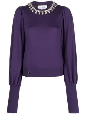 Philipp Plein Puff Sleeve Knitwear For Women
