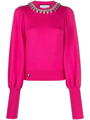 Philipp Plein Puff Sleeve Sweaters For Women