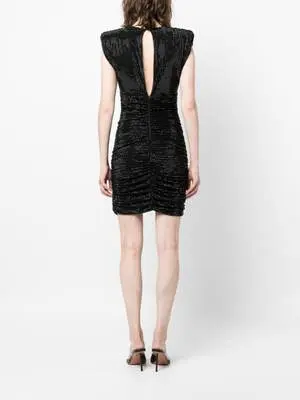 Philipp Plein Crystal-embellished Mini Dress - Black