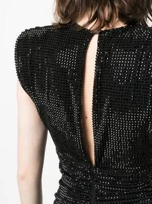 Philipp Plein Crystal-embellished Mini Dress - Black