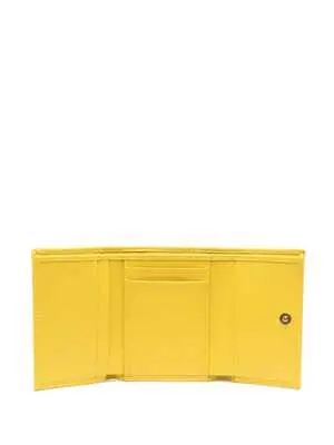 Dolce & Gabbana Logo-plaque Compact Wallet - Yellow
