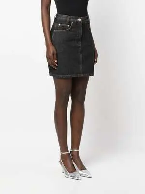 Moschino High-waist Denim Mini Skirt