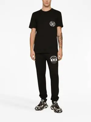 Dolce & Gabbana Embroidered-logo Cotton T-shirt