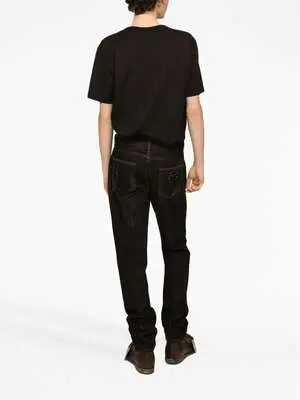 Dolce & Gabbana Embroidered-logo Cotton T-shirt