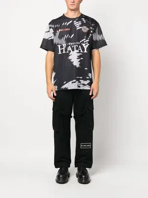44 LABEL GROUP Logo-patch Cotton Cargo Pants
