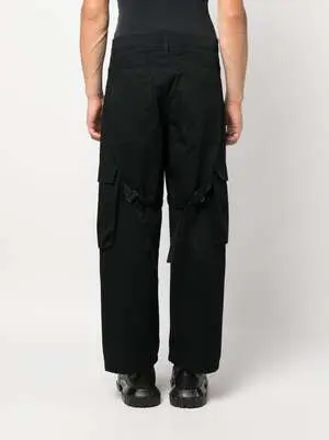 44 LABEL GROUP Logo-patch Cotton Cargo Pants
