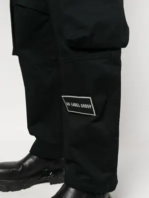 44 LABEL GROUP Logo-patch Cotton Cargo Pants