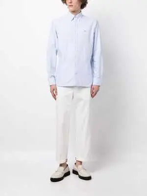 HACKETT LONDON Logo-embroidered Cotton Shirt