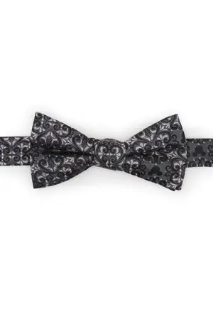 CUFFLINKS, INC. Hidden Mickeys Damask Bow Tie - Gray
