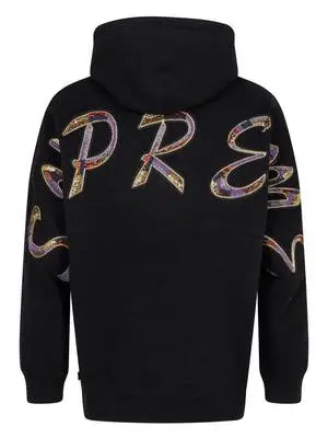 Supreme Beaded Logo Cotton Hoodie