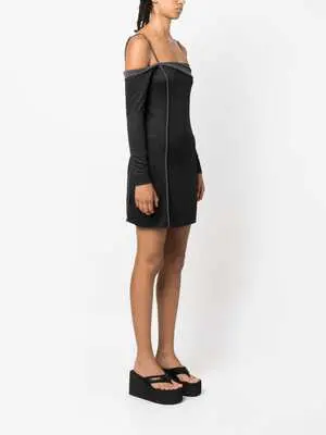 DIESEL® D-rappy Logo-embroidered Minidress