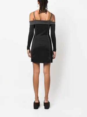 DIESEL® D-rappy Logo-embroidered Minidress