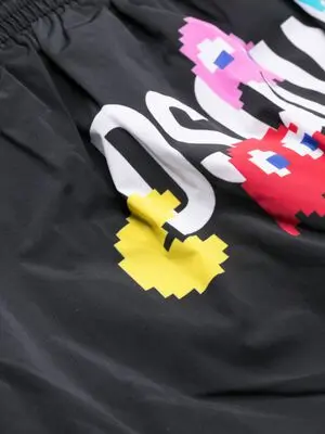 Dsquared2 X Pac-man Logo-print Swim Shorts