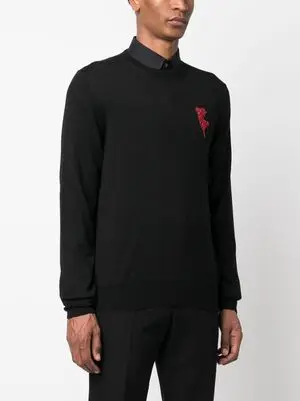 Alexander McQueen Beaded Wool Jumper