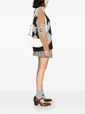 Zadig&Voltaire Moonrock Leather Shoulder Bag - Neutrals