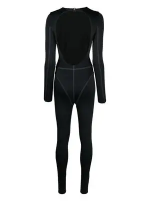 NOIRE SWIMWEAR Contrasting-stitch Swimsuit