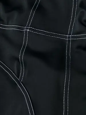 NOIRE SWIMWEAR Contrasting-stitch Swimsuit